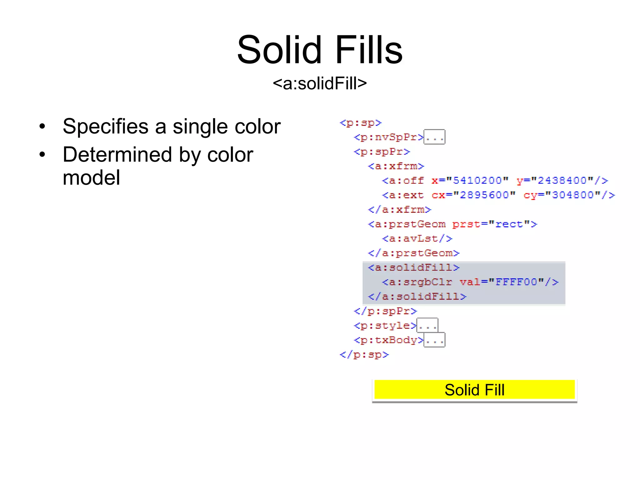 DrawingML Subject: Shape Properties & Effects | PPTX