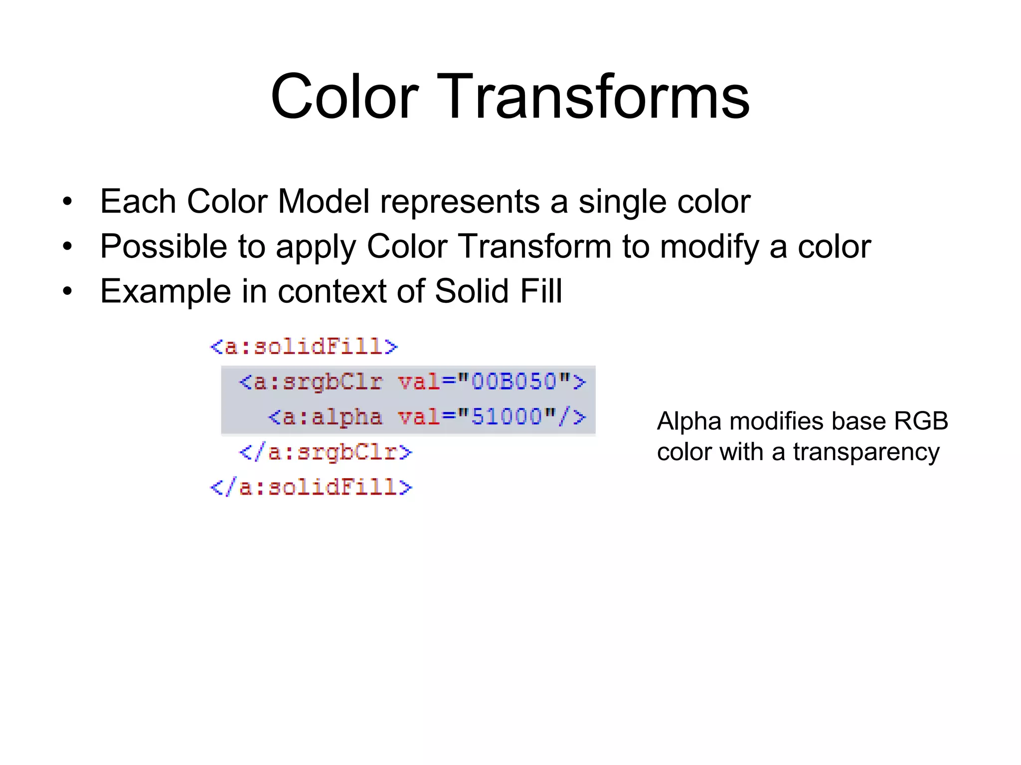DrawingML Subject: Shape Properties & Effects | PPTX