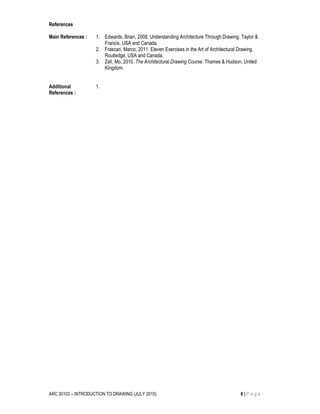 Drawing module outline july 2015