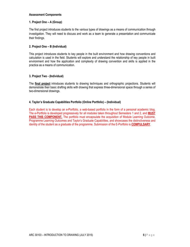 Drawing module outline july 2015 (1) | PDF