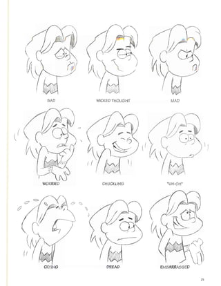 Embarrassed Expression Drawing