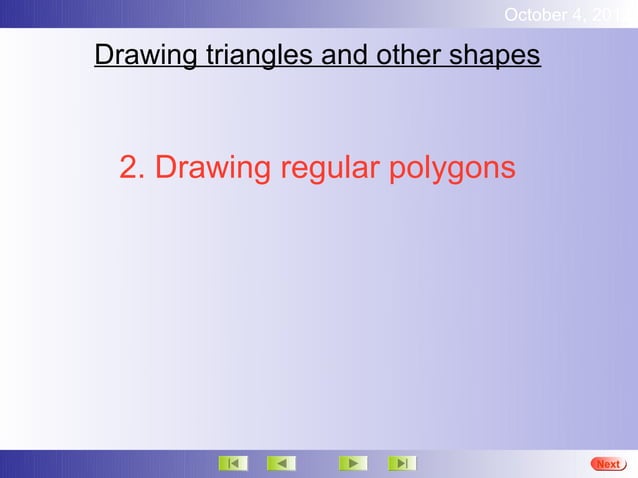 Drawing polygons | PPT | Drawing and Sketching | Arts and Crafts
