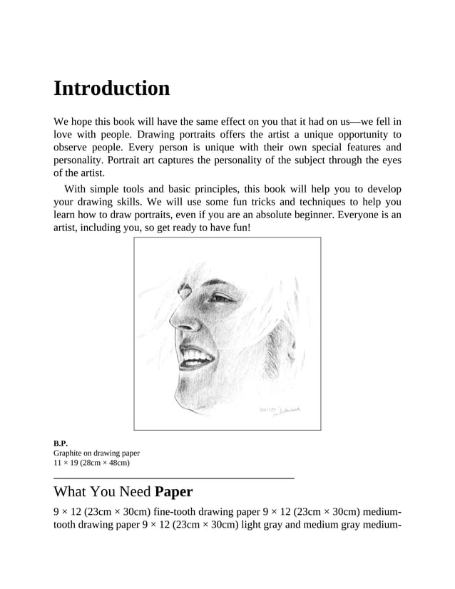 Drawing Portraits for the Absolute Beginner. A Clear and Easy Guide to ...