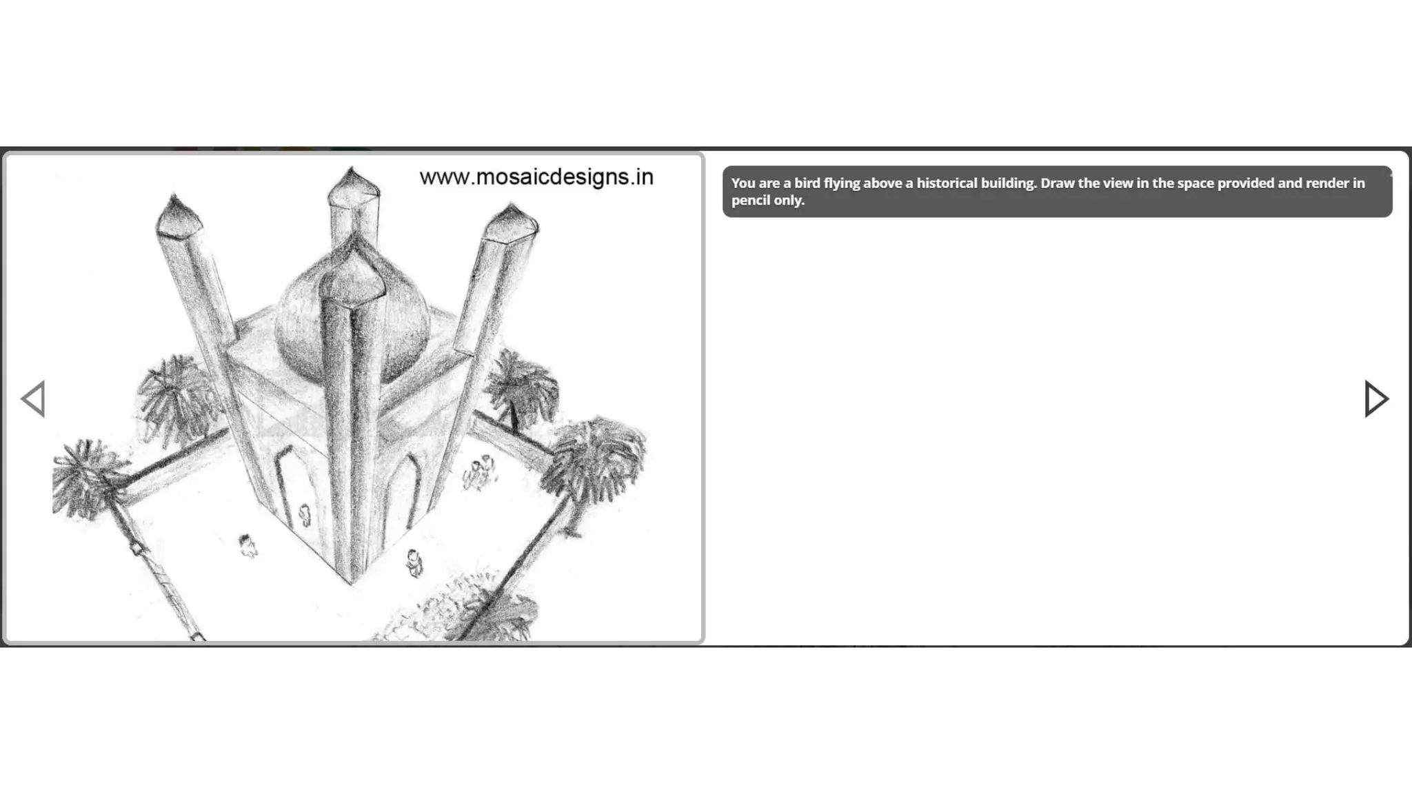 DRAWING QUESTIONS for NATA ENTRANCE EXAMINATION.pptx | Educational ...