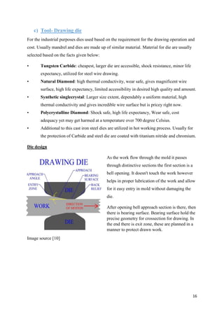 A Report on Metal Drawing Operations | PDF