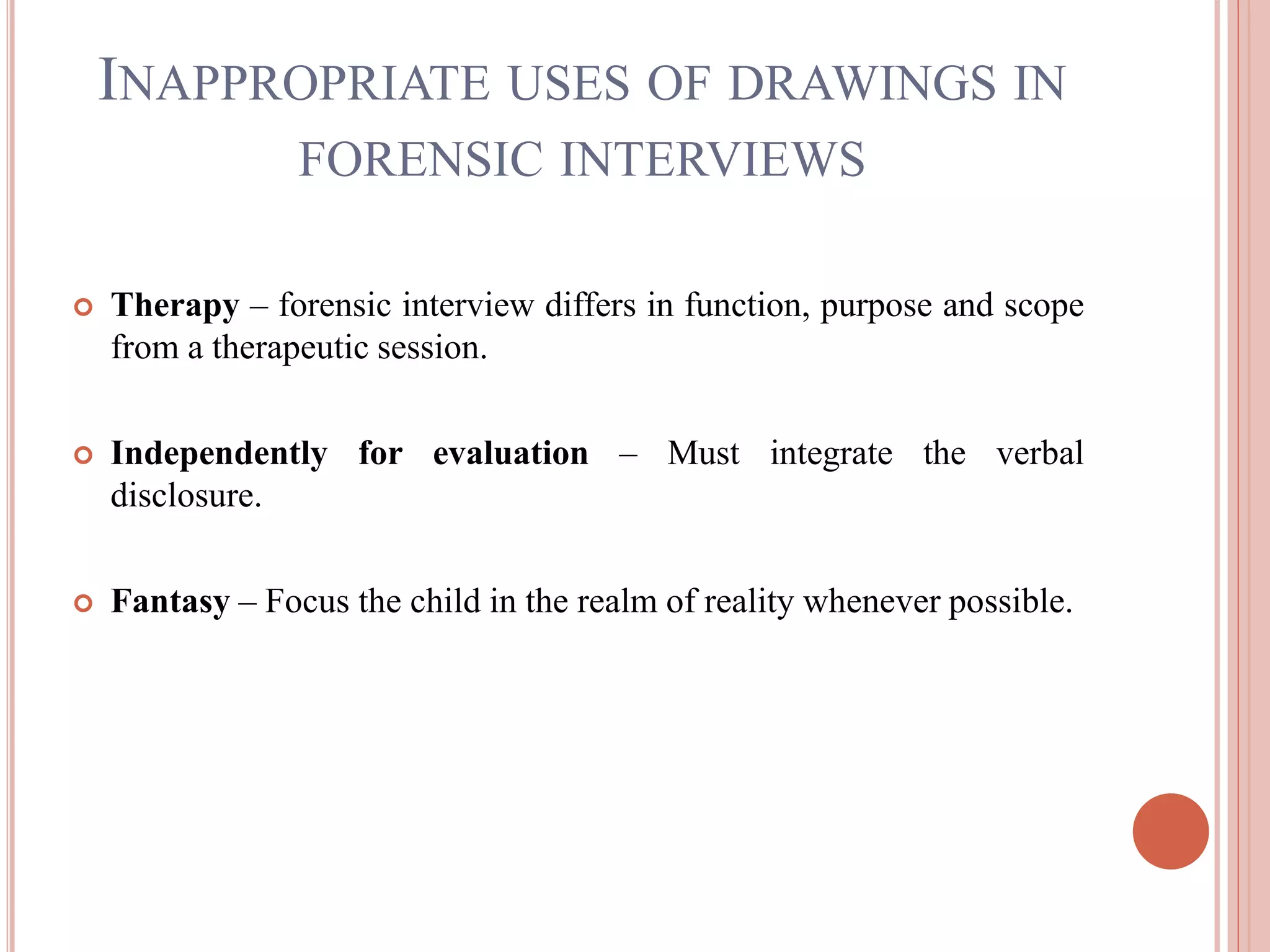 Drawings in forensic investigations of child sexual abuse | PPTX