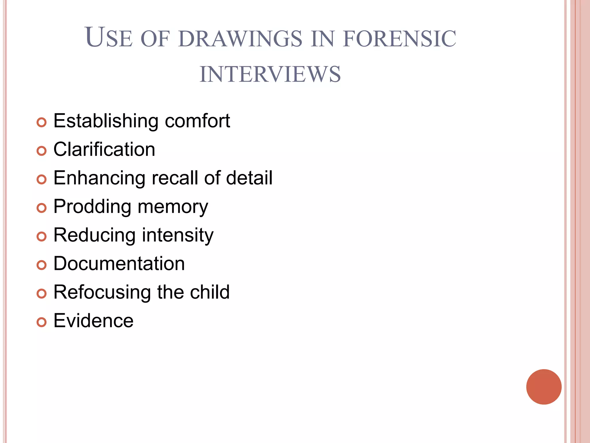 Drawings in forensic investigations of child sexual abuse | PPTX