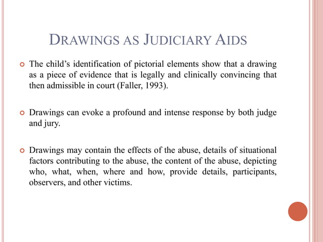 Drawings in forensic investigations of child sexual abuse | PPTX ...