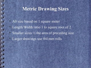 Drawing sizes | PPT | Drawing and Sketching | Arts and Crafts