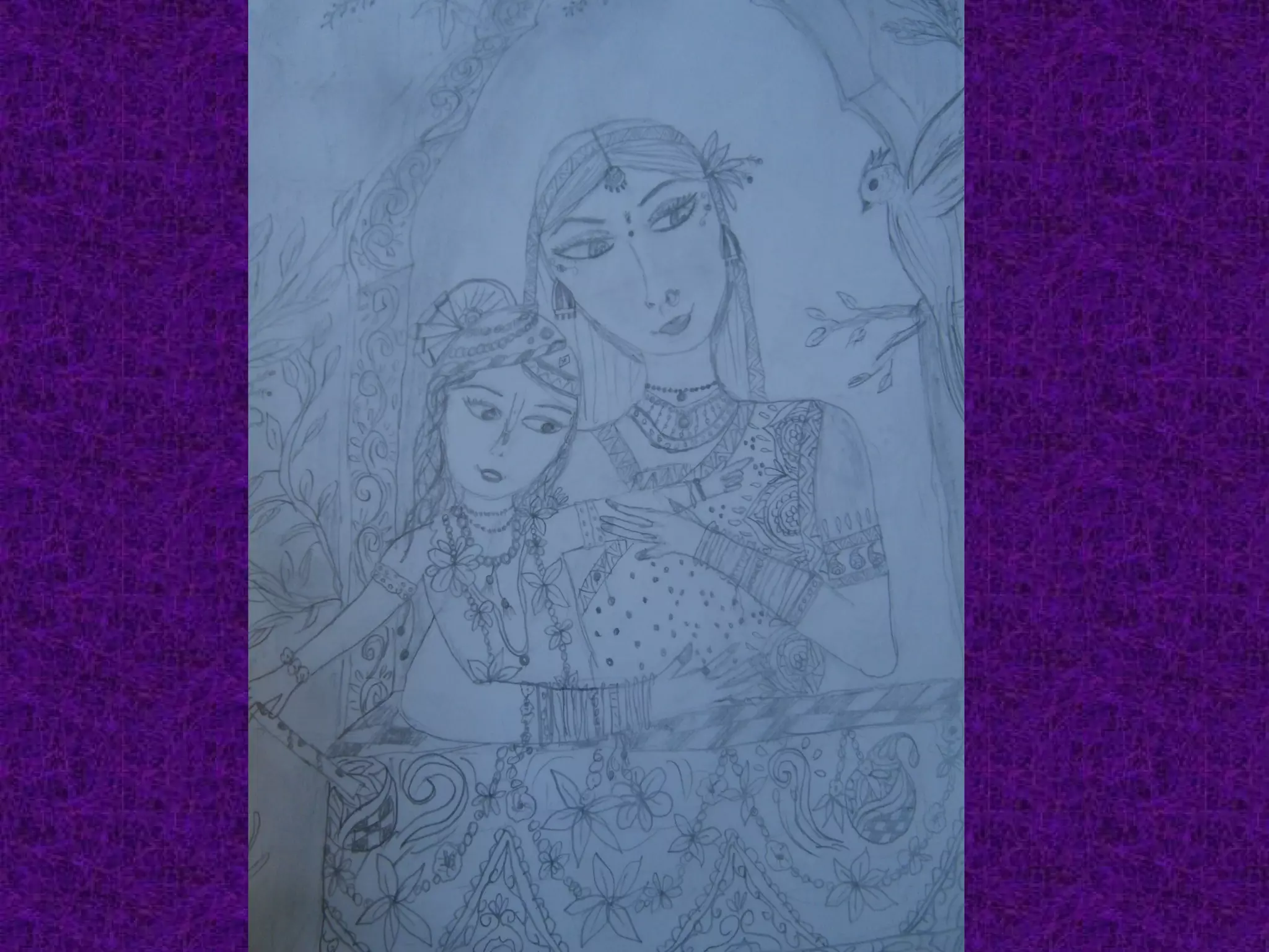 Radha and Krishna ISKCON Drawings | ODP