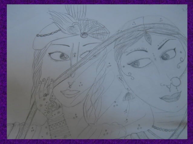 Radha and Krishna ISKCON Drawings | ODP