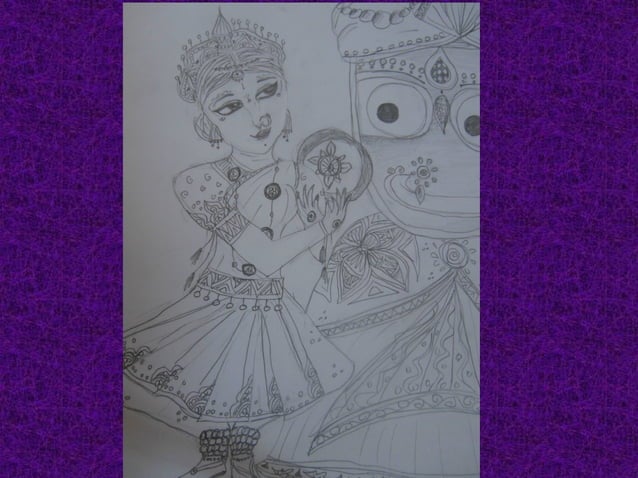 Radha and Krishna ISKCON Drawings | ODP