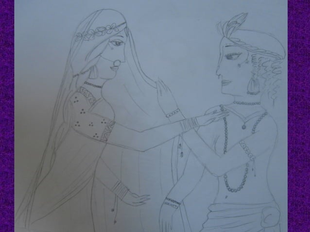 Radha and Krishna ISKCON Drawings | ODP