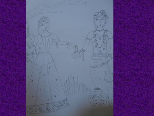 Radha and Krishna ISKCON Drawings | ODP