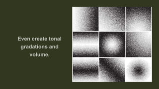 Drawings made with dots | PPTX | Drawing and Sketching | Arts and Crafts