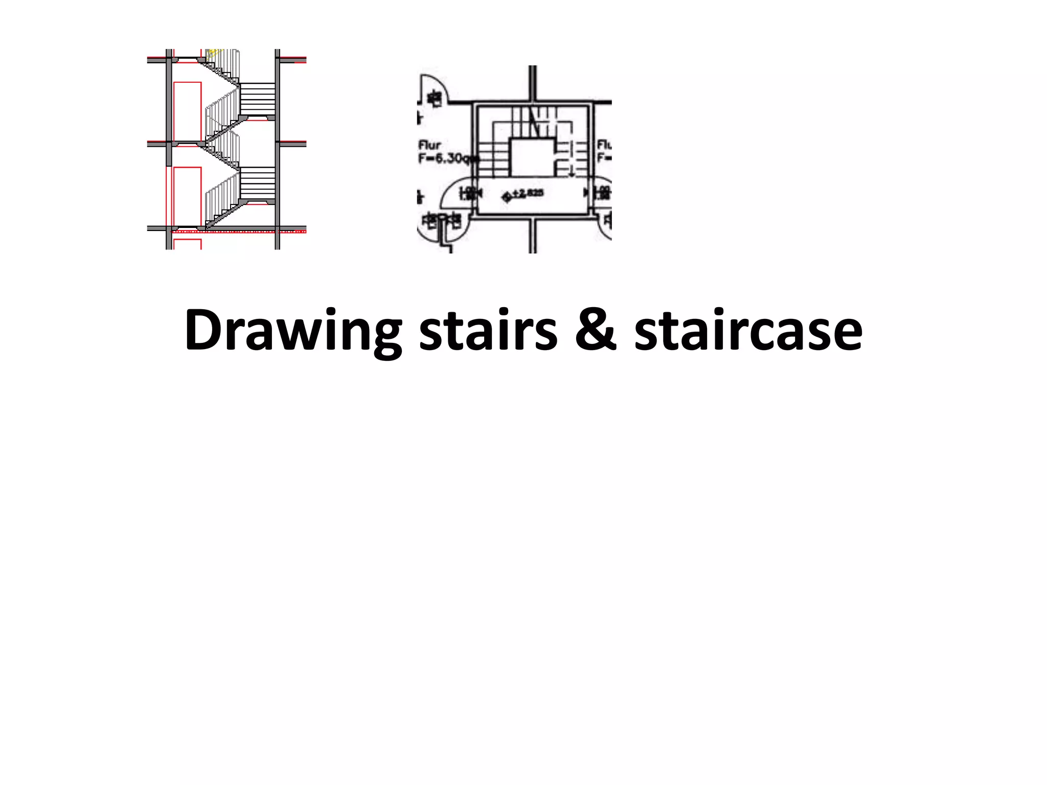 Drawing stairs & staircase | PPT