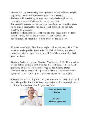 · Drawing the EyeThis assignments provide a deeper understanding.docx