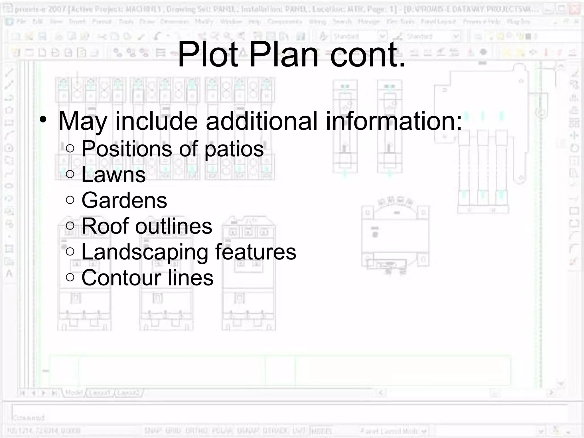 Drawing the plot plan | PPT