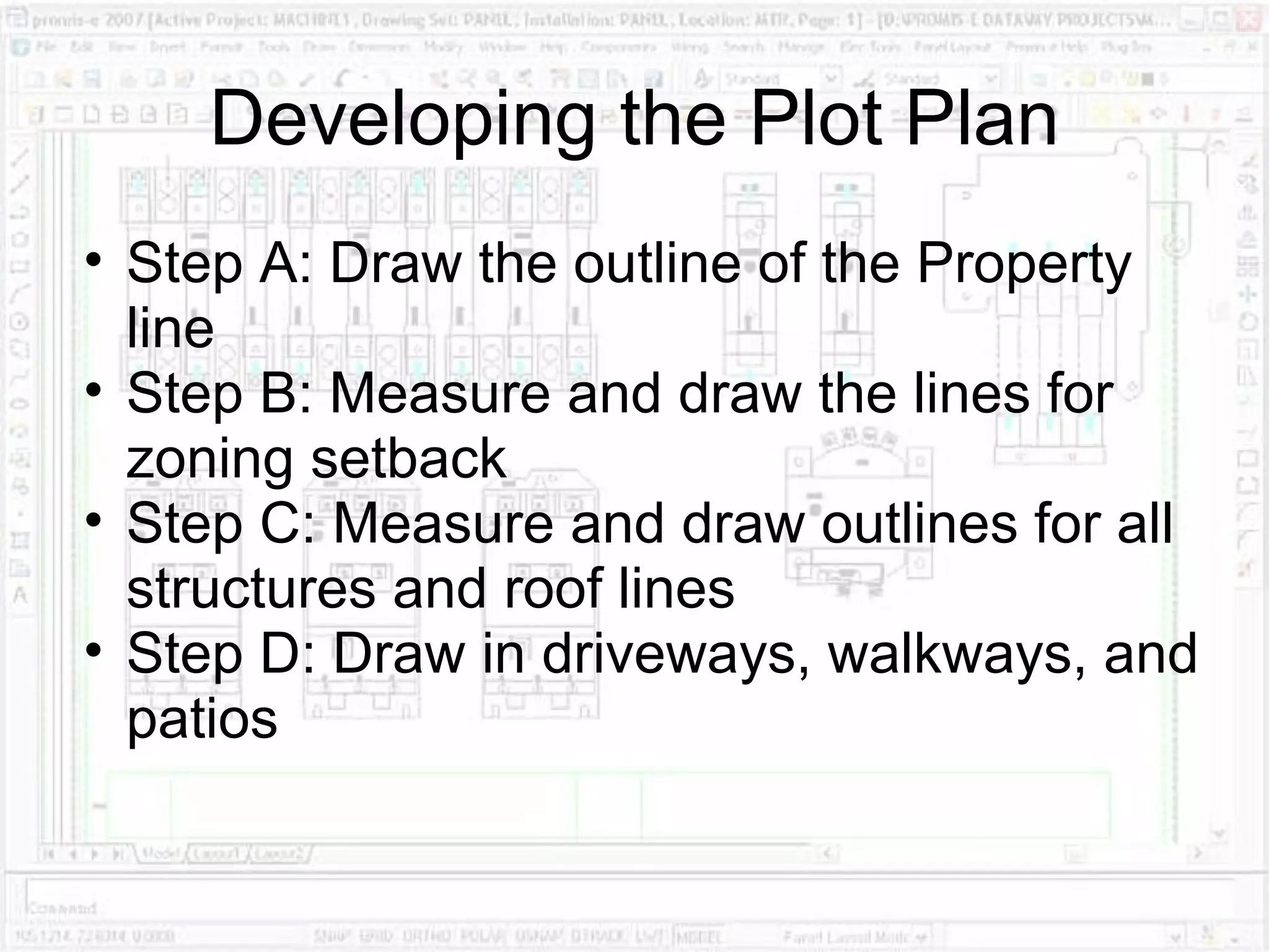 Drawing the plot plan | PPT