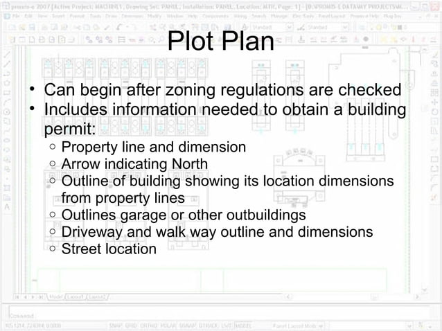 Drawing the plot plan | PPT