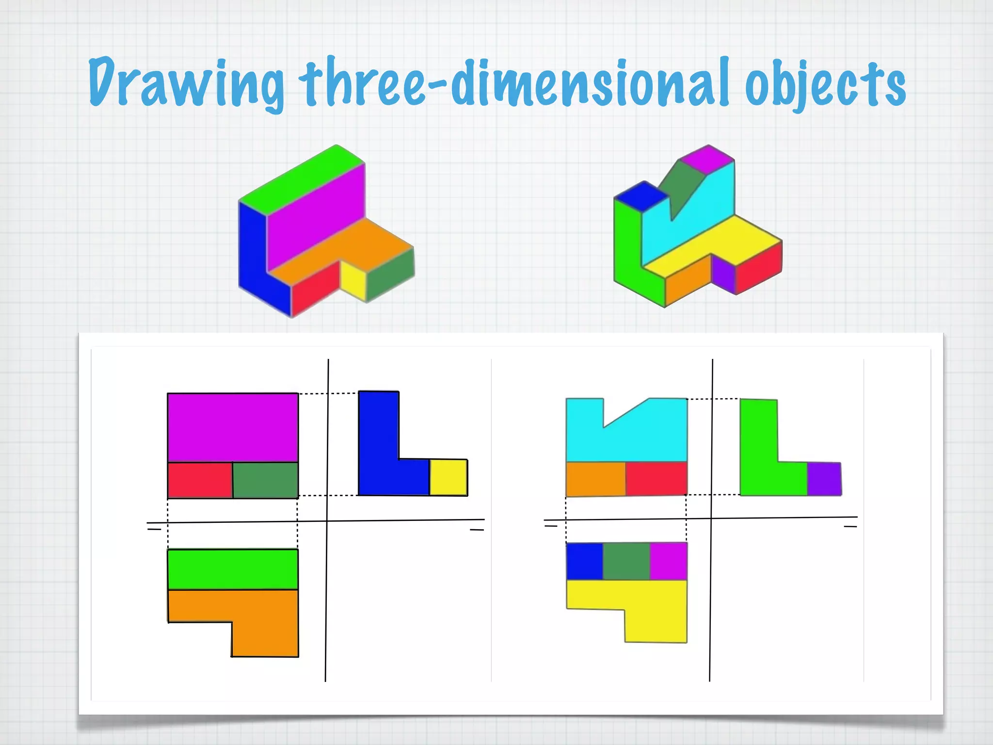 Drawing three dimensional objects | PDF