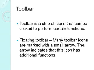 Drawing Toolbar & Fontwork in Open Office Impress | PPTX