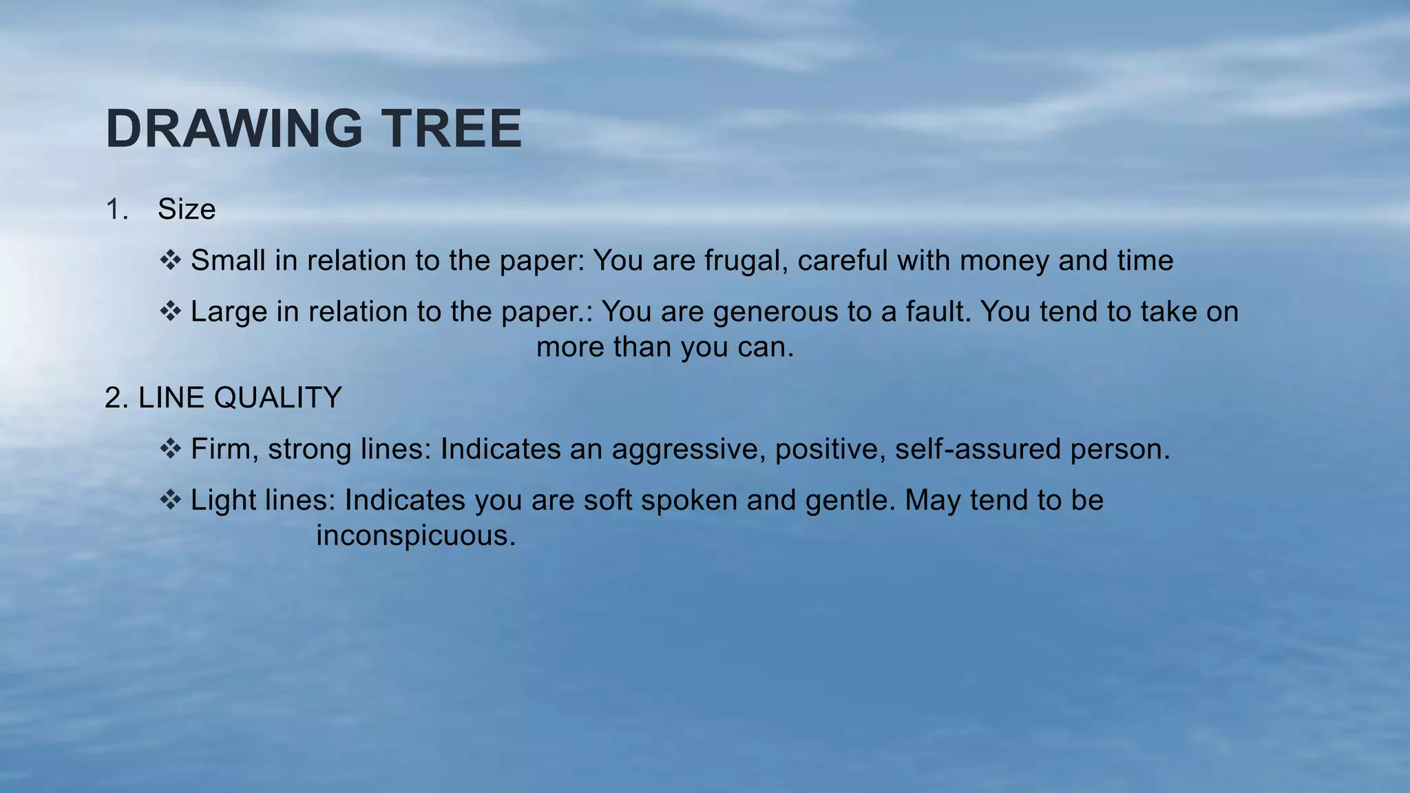 Drawing tree and people (interpersonal skills) | PPT