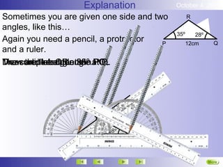Drawing triangles | PPT