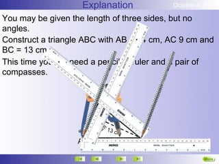 Drawing triangles | PPT