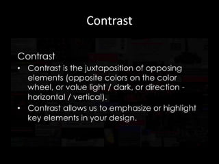 Drawing value and contrast | PPTX