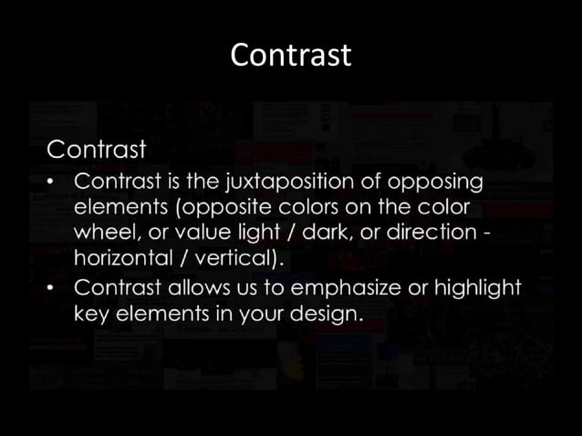 Drawing value and contrast | PPT