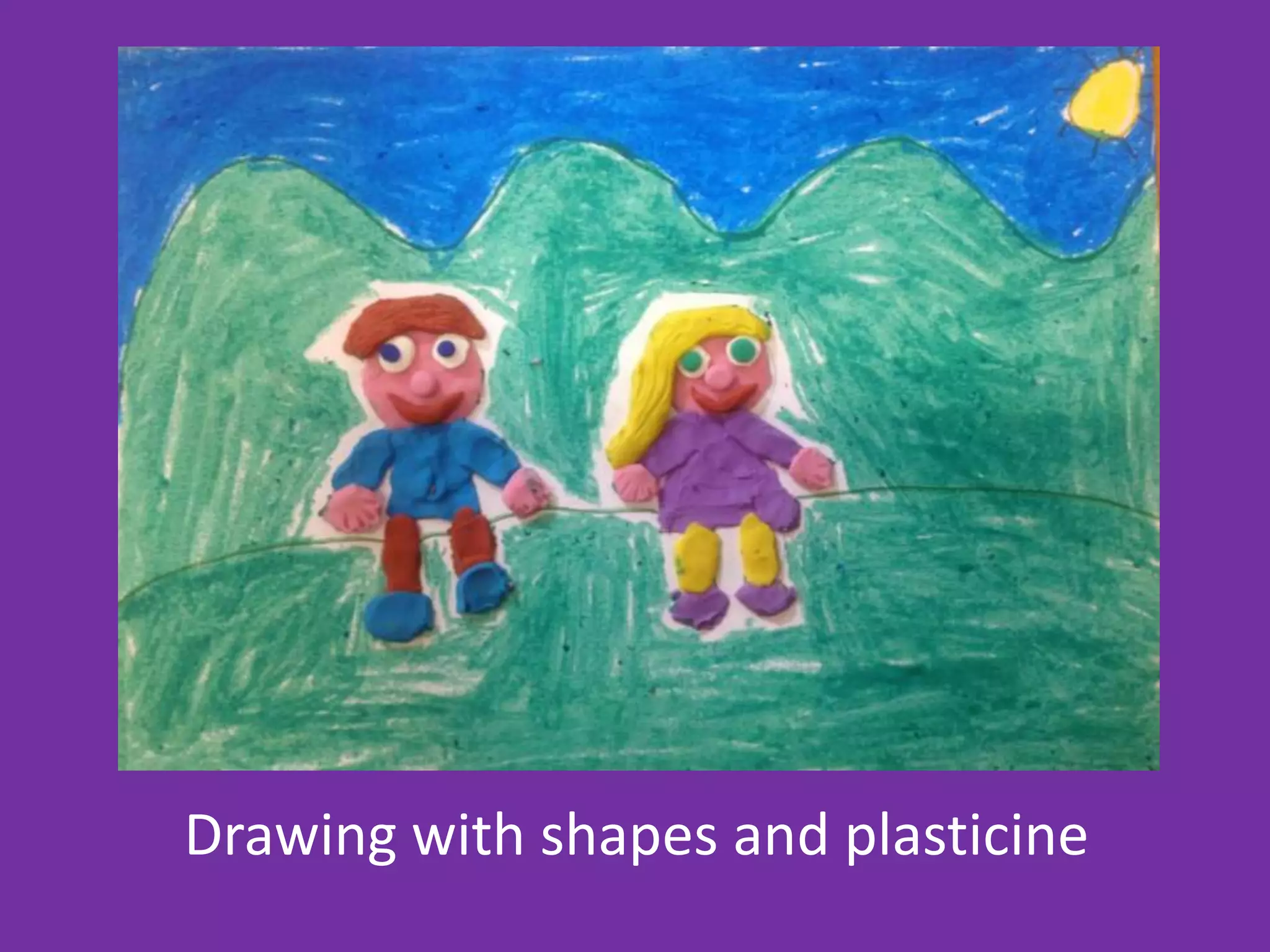 Drawing with shapes and plasticine | PPT