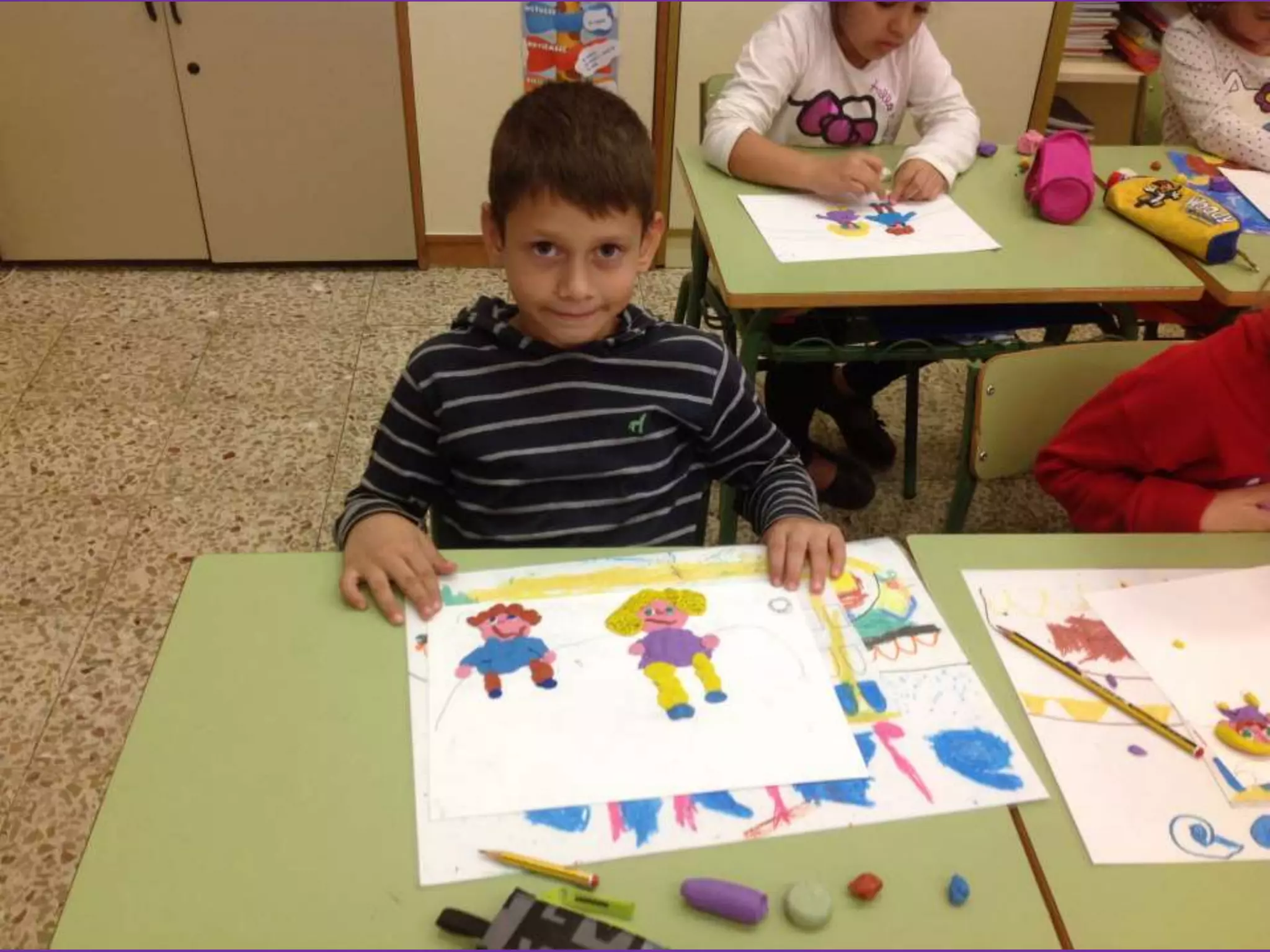 Drawing with shapes and plasticine | PPT
