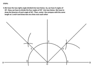Drawing with the bisector of an angle | PDF