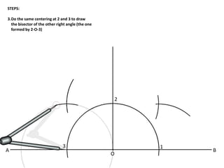 Drawing with the bisector of an angle | PDF