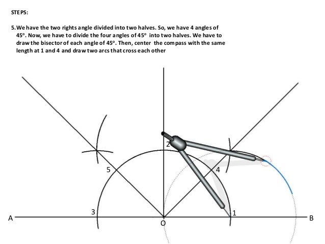 Drawing wIth the bisector of an angle