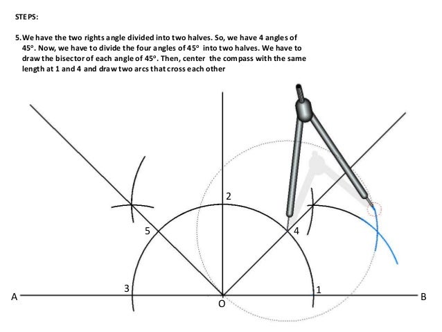 Drawing wIth the bisector of an angle
