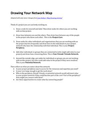 Drawing your network map | DOCX