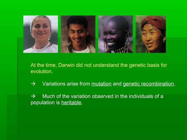 Darwins Theory Of Evolution Ppt