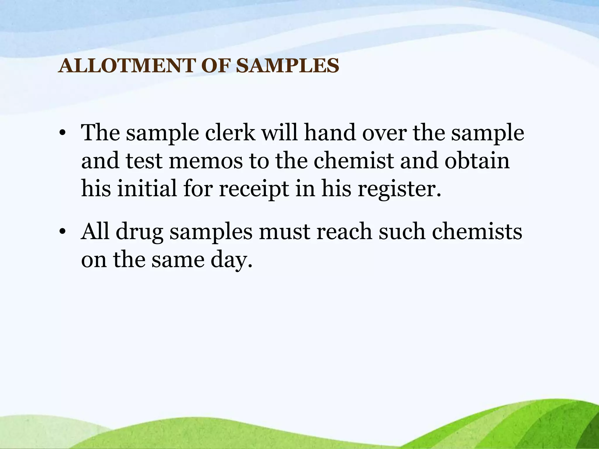 Drawl of Samples, Seizing and Sampling.ppt
