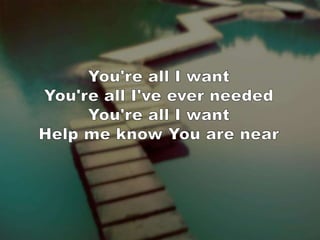 Draw Me Close To You | PPTX