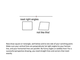 Draw one point perspective | PPT