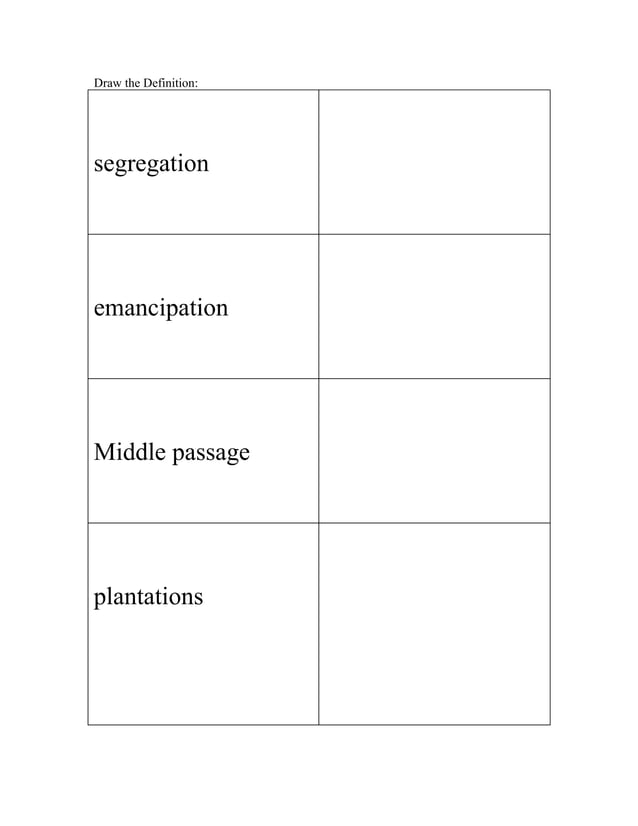 Draw The Definition | PDF