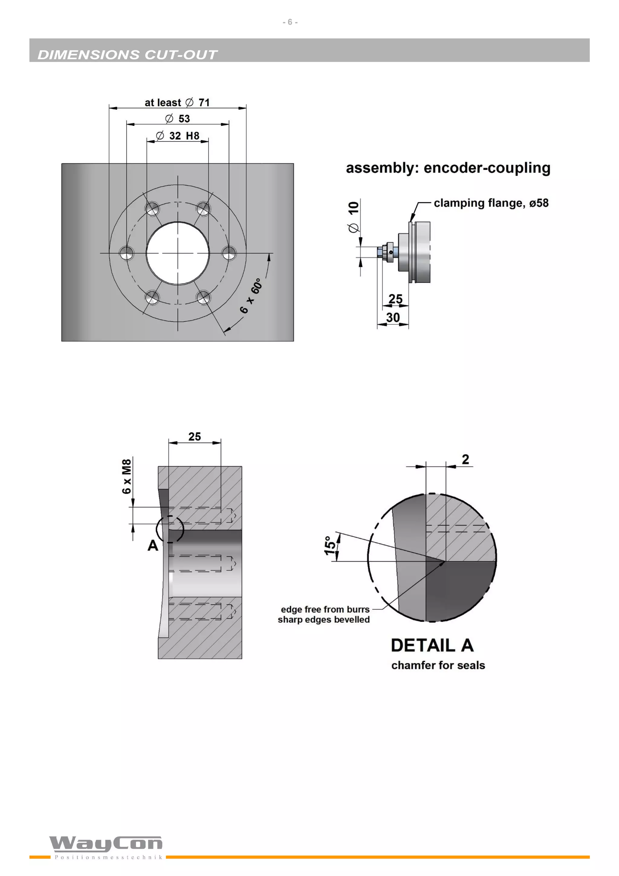 Draw wire sensor Series SX200 | PDF