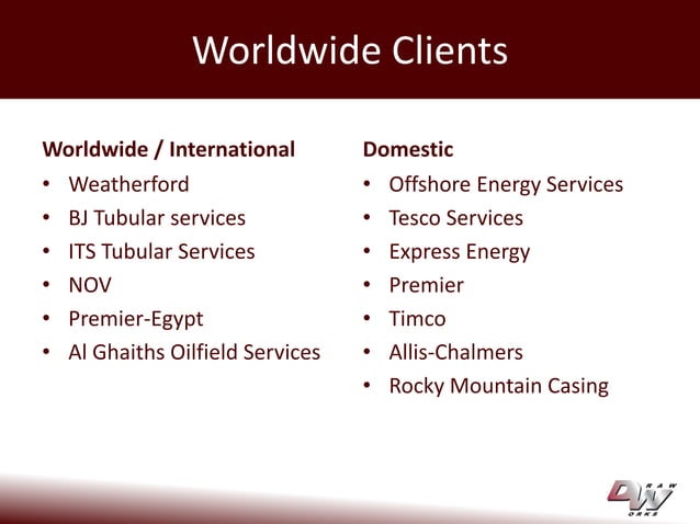 manufactures and sells circulating, fill-up and flow-back tools for ...