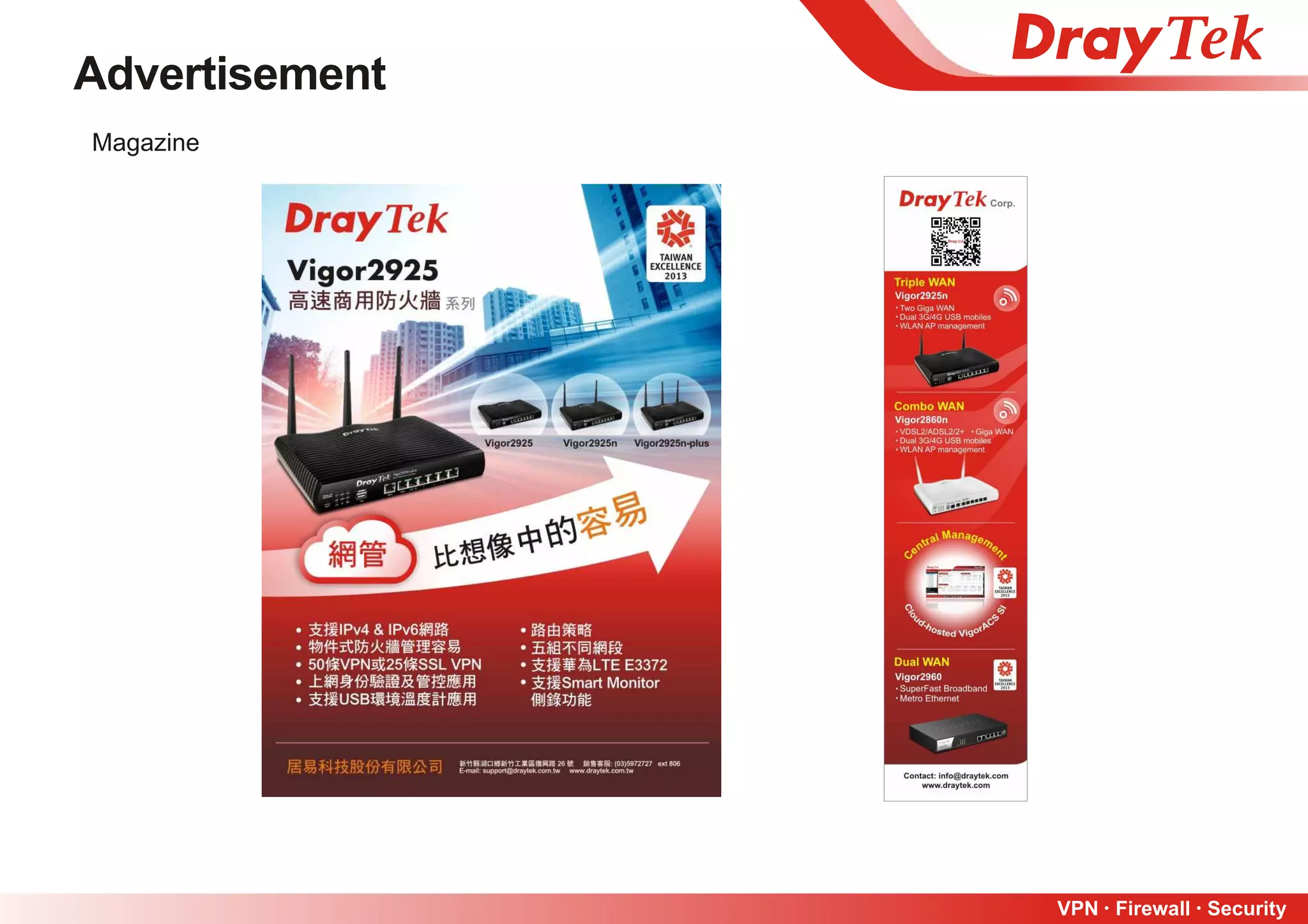 Draytek art designer work content | PDF