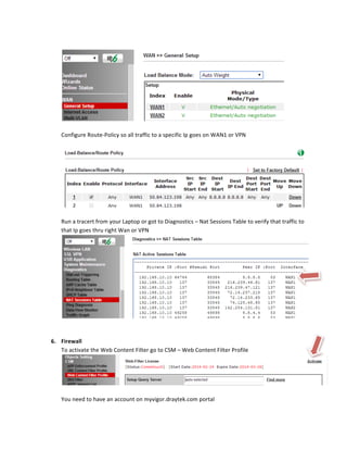 DrayTek training - Configuration Reference Guide | PDF