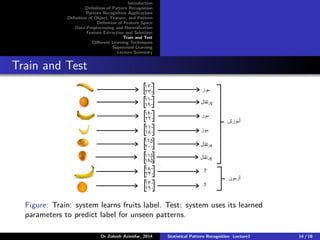 Dr azimifar pattern recognition lect1 | PDF