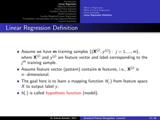 Dr azimifar pattern recognition lect2 | PDF