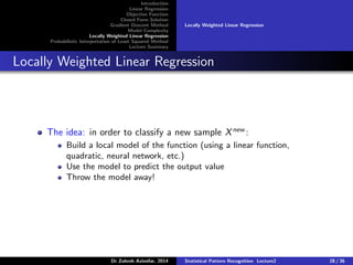 Dr azimifar pattern recognition lect2 | PDF